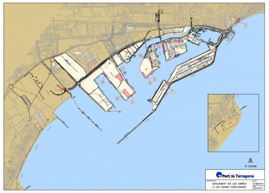 Obras en ejecución - Autoridad Portuaria de Tarragona